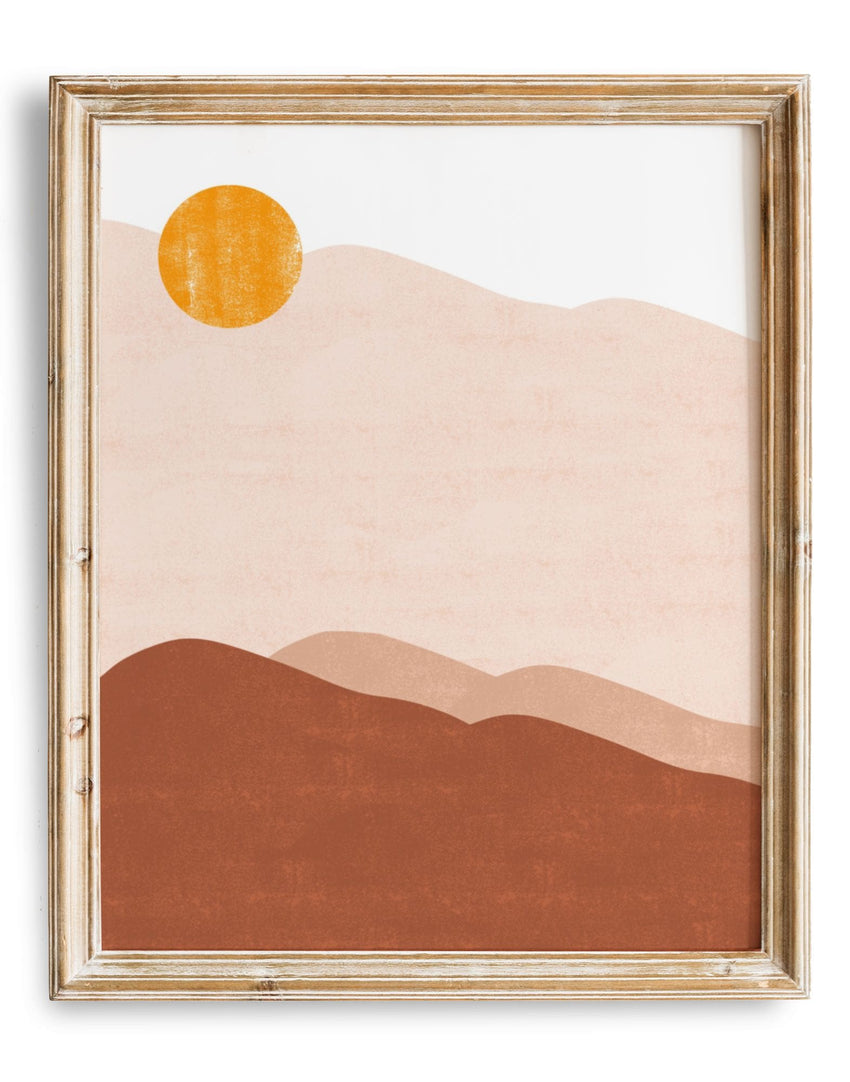 Boho Sunrise Art Print – Knot & Soul